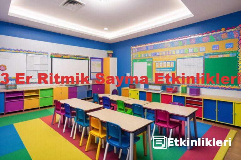 3 Er Ritmik Sayma Etkinlikleri - Etkinlikleri